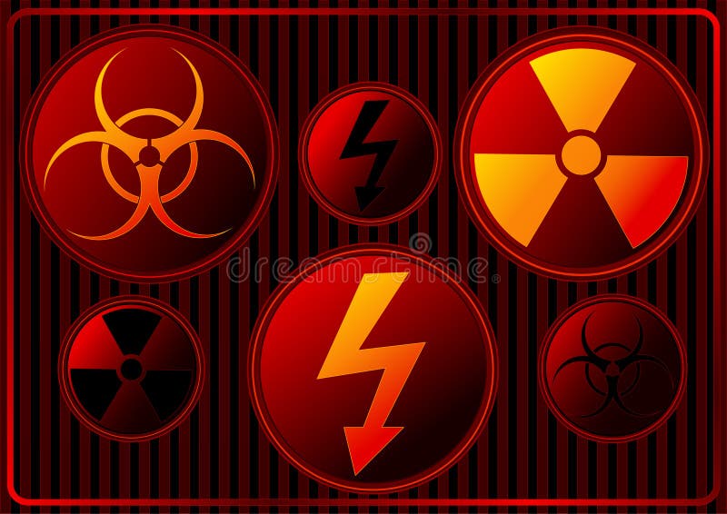 Signes de danger illustration de vecteur. Illustration du dessin - 7744675