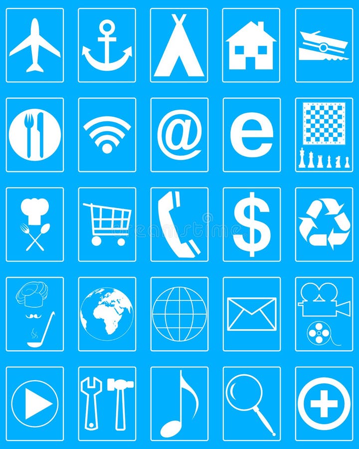 Signes de l'information illustration de vecteur. Illustration du bouton ...