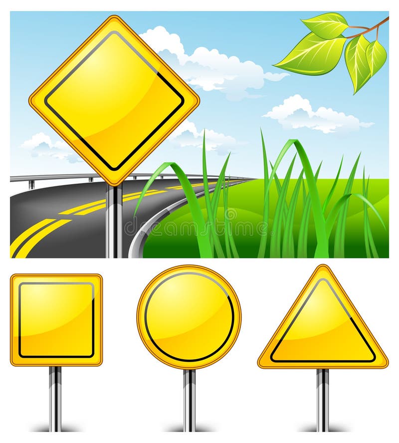 Signes de route illustration de vecteur. Illustration du diversité ...