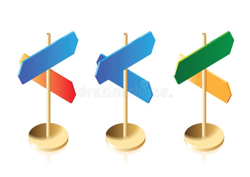 Signes de route illustration de vecteur. Illustration du concept - 14554368