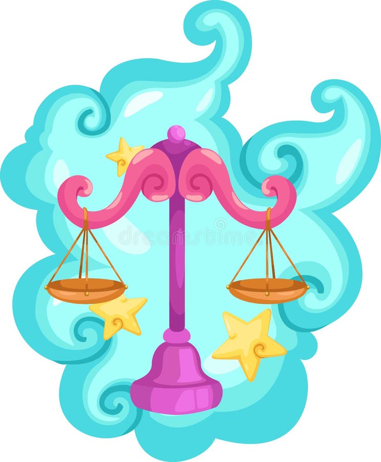 Signes De Zodiaque - Balance Illustration de Vecteur - Illustration du ...