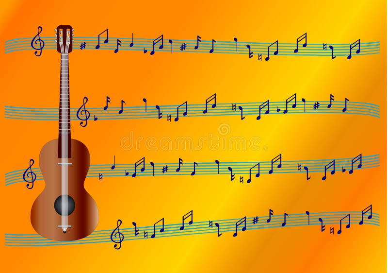 Ensemble De Signes Musicaux Illustration de Vecteur - Illustration du ...