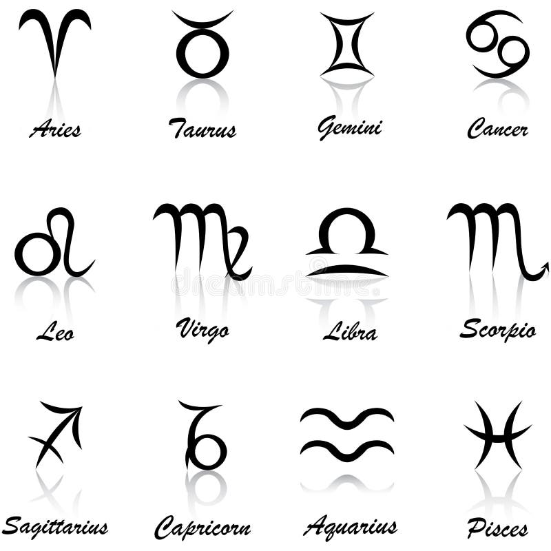 Disque noir de zodiaque illustration stock. Illustration du zodiaque ...
