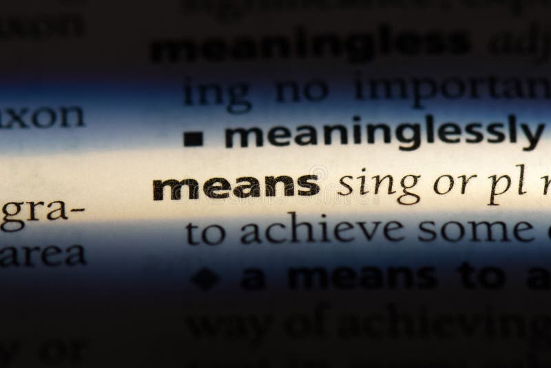 Significa imagen de archivo. Imagen de significa, inglés - 126540525