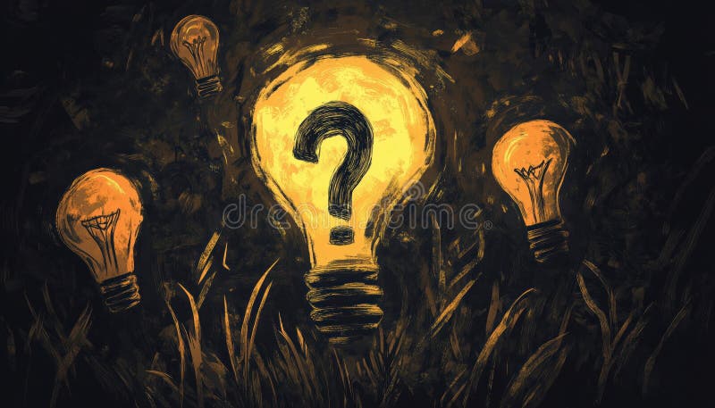 The Significance of the Question Mark Stock Photo - Image of thinking ...