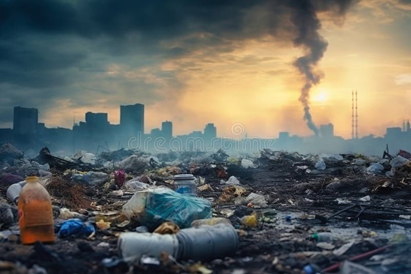 A Significant Amount of Waste Scattered in the Heart of the City ...