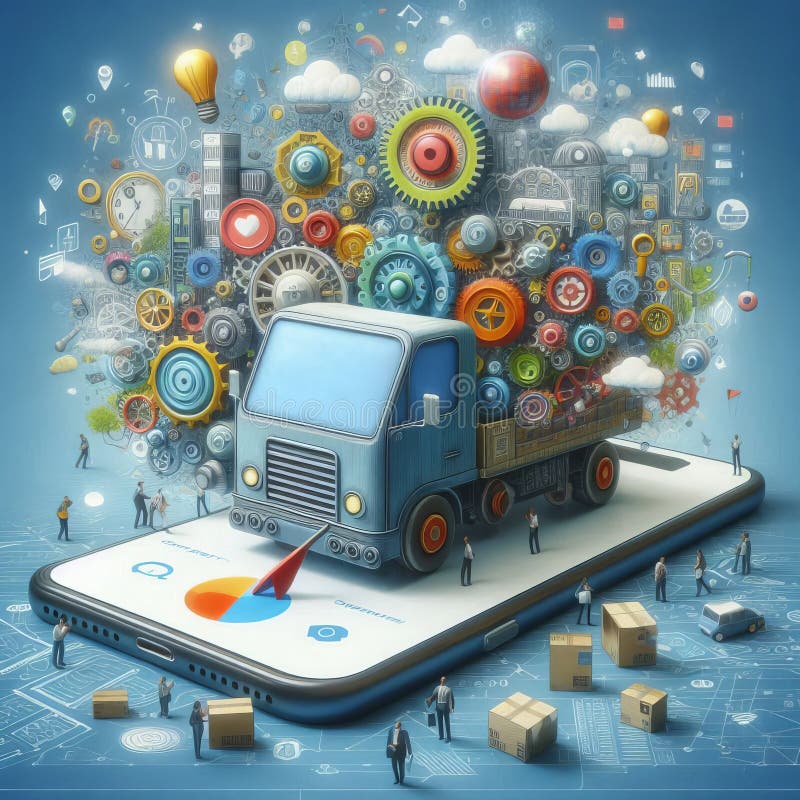 A Significant App How an App or Software Changed Your Life Illus Stock ...