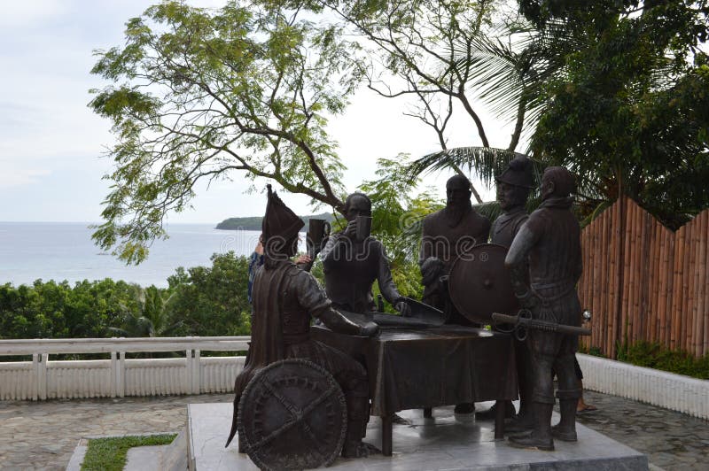 The Significant Blood Compact Site in Bohol Editorial Photography ...