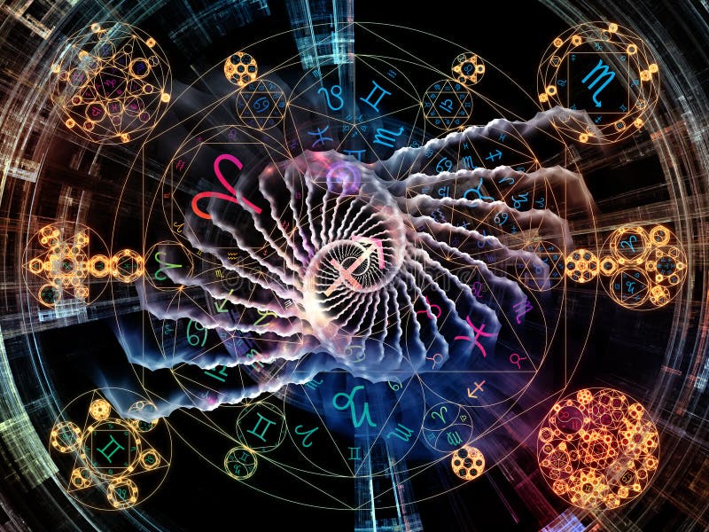 Visualisation De La Signification Symbolique Illustration Stock ...