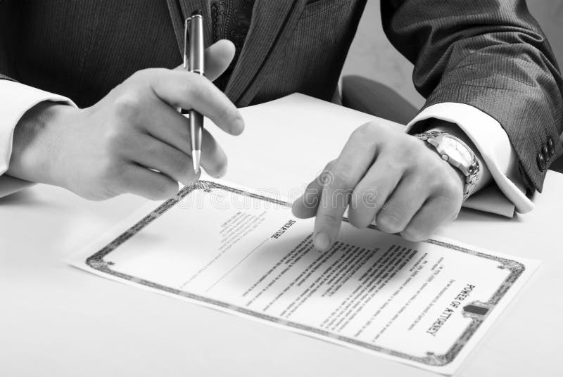 Signing stock image. Image of form, finger, legal, lawyer - 12434035