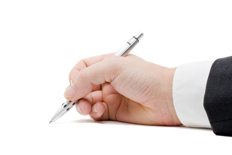 Signing stock image. Image of manager, document, hand - 17815831