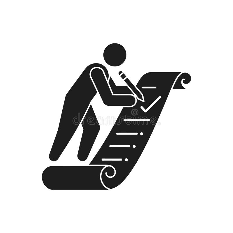 Signing Agreement Icon stock vector. Illustration of approval - 361857382