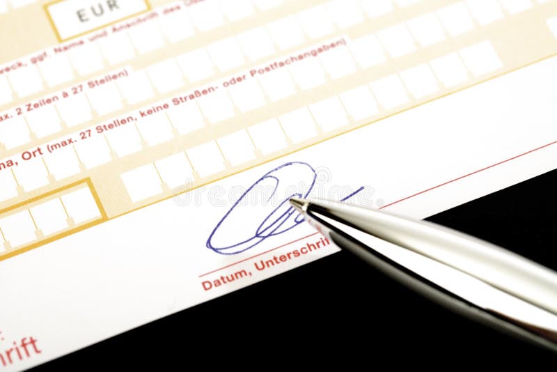 Bank transfer forms stock photo. Image of official, filling - 13085714