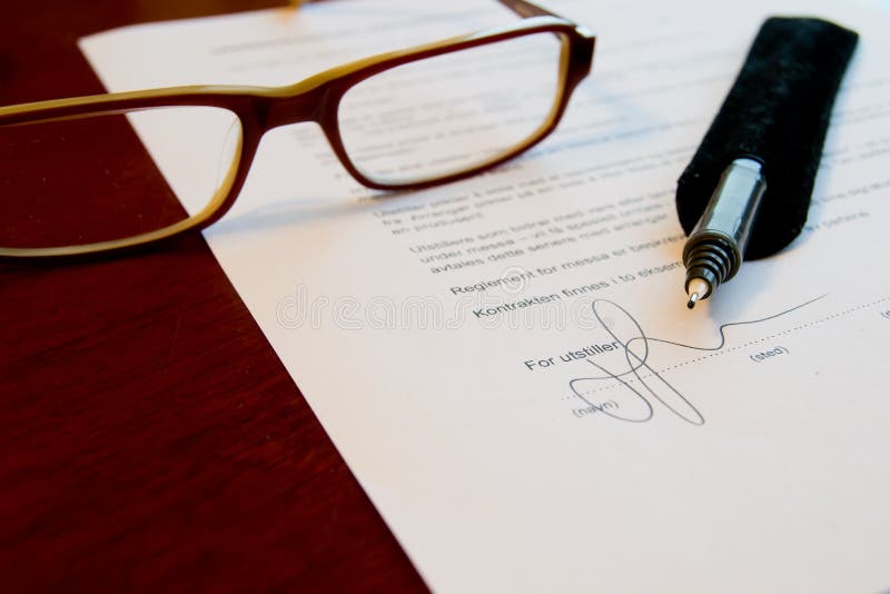 Sign the Contract stock photo. Image of writing, legal - 12247364