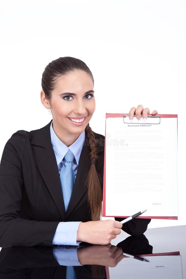 Singing the contract stock photo. Image of legal, financial - 13500376