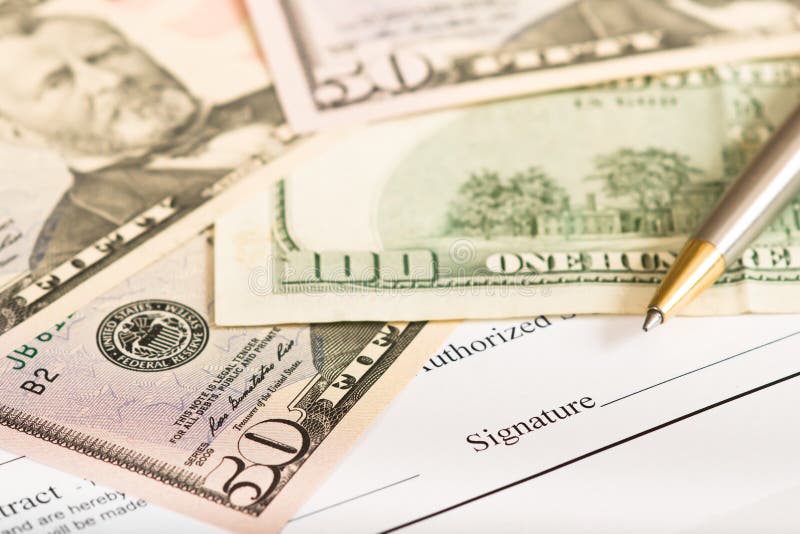 Writing bank check stock image. Image of point, money - 8730569