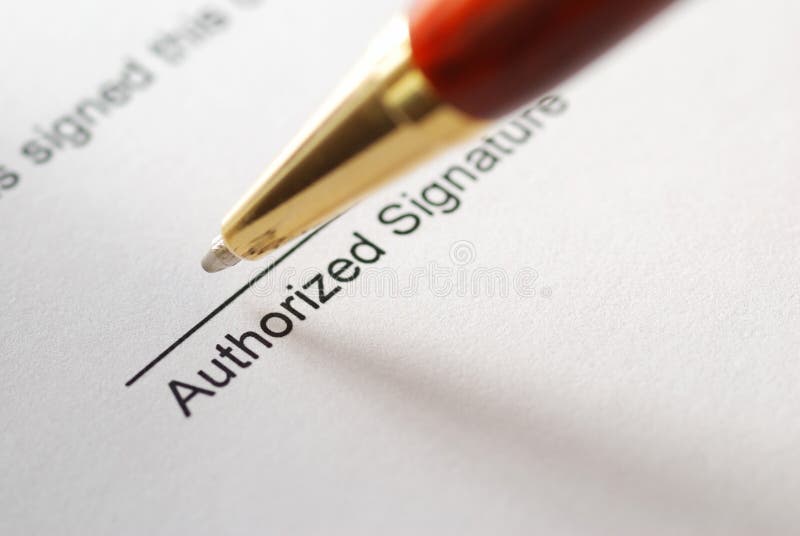 Signing a contract stock photo. Image of signature, financial - 2951528