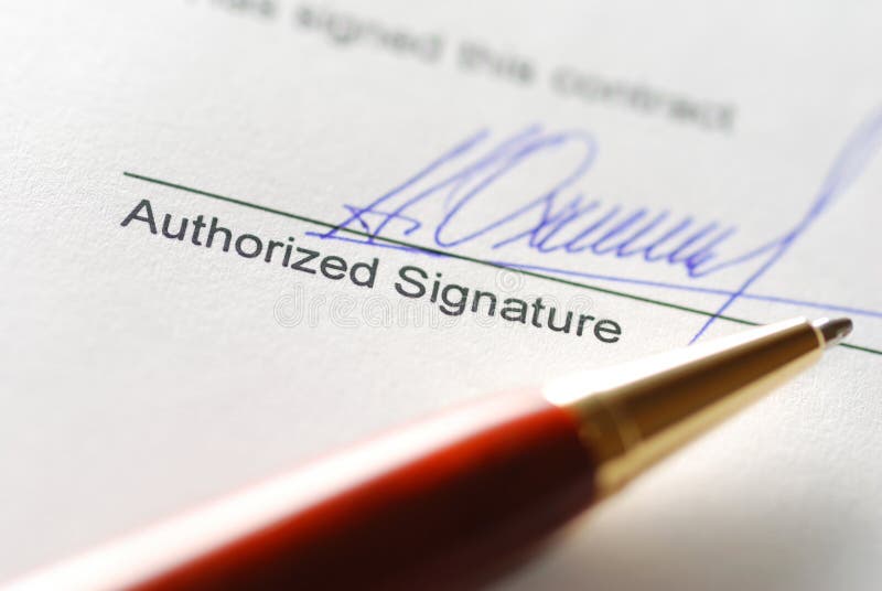 Signing a contract stock image. Image of finances, sign - 2951535