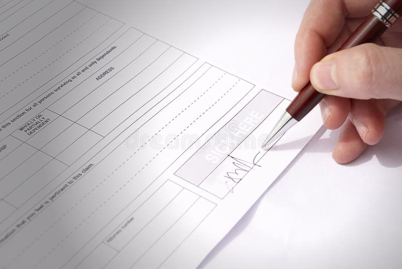 Guest book signing stock photo. Image of document, contract - 2133770