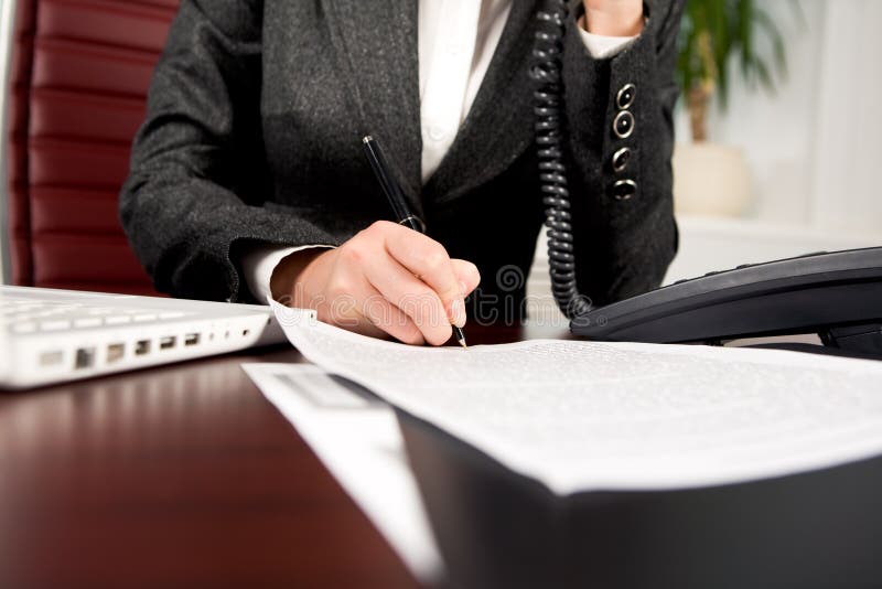 Signing contract stock image. Image of formal, finance - 8506189
