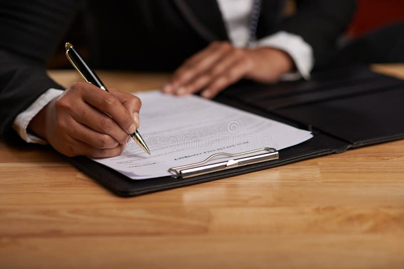 Signing contract stock image. Image of analyzing, closeup - 76557287