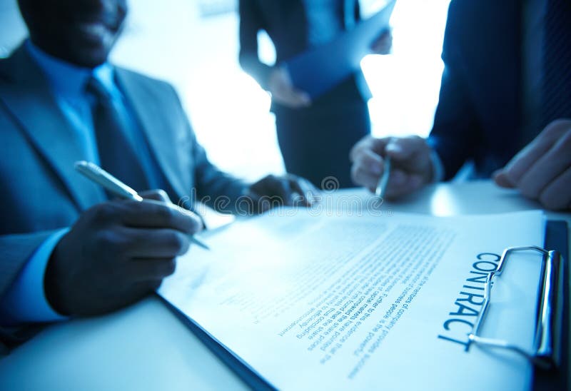 Signing contract stock photo. Image of deal, contract - 31601376