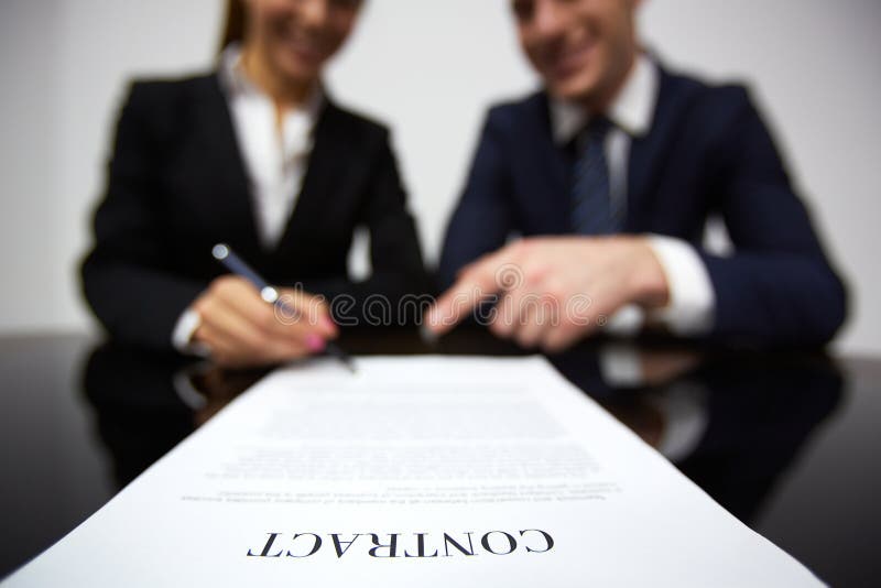 Signing contract stock photo. Image of deal, contract - 31601376