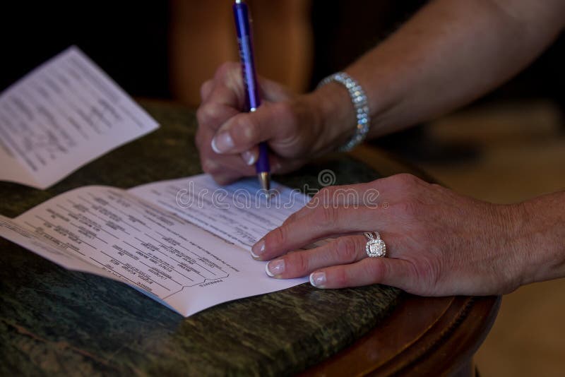 Signing the contract stock image. Image of reception - 83668215