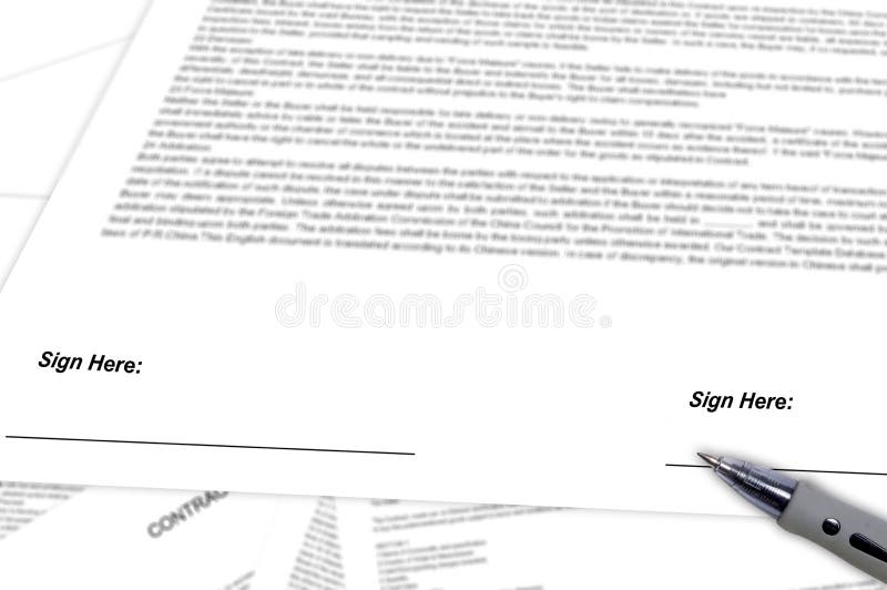Signing contract stock photo. Image of contract, business - 31848810