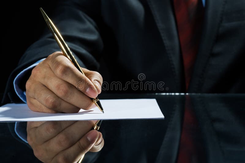 Signing a deal! stock image. Image of form, document - 50125941