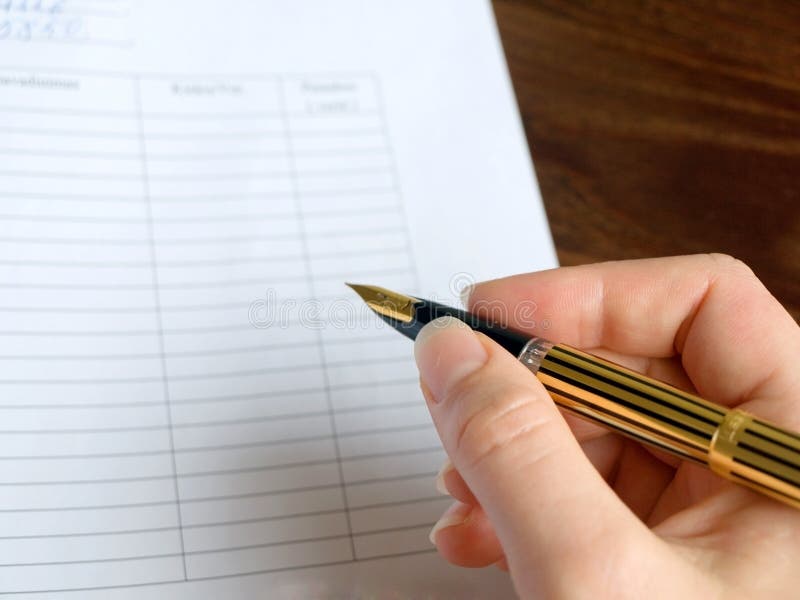 Blank Invoice stock photo. Image of entrepeneurial, confident - 1818394