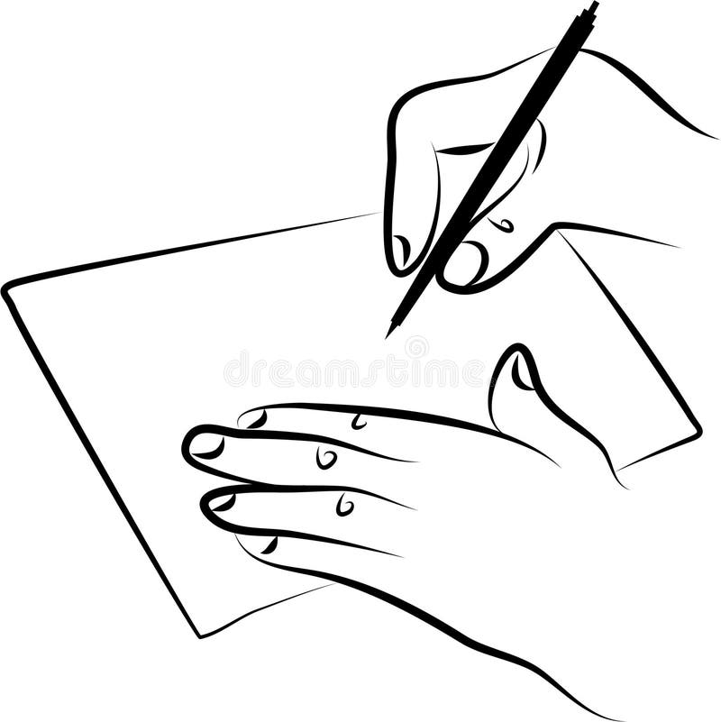Signing document stock illustration. Illustration of office - 578006