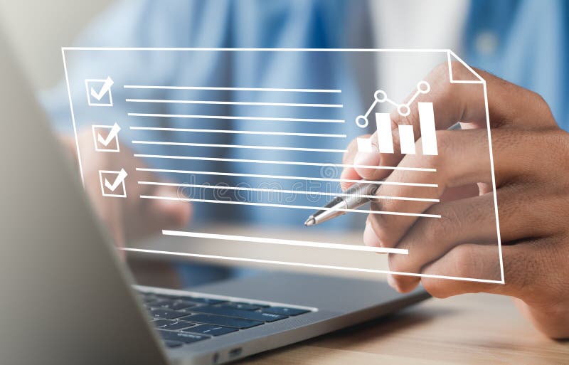 Signing Electronic Contracts Stock Image - Image of businessman ...