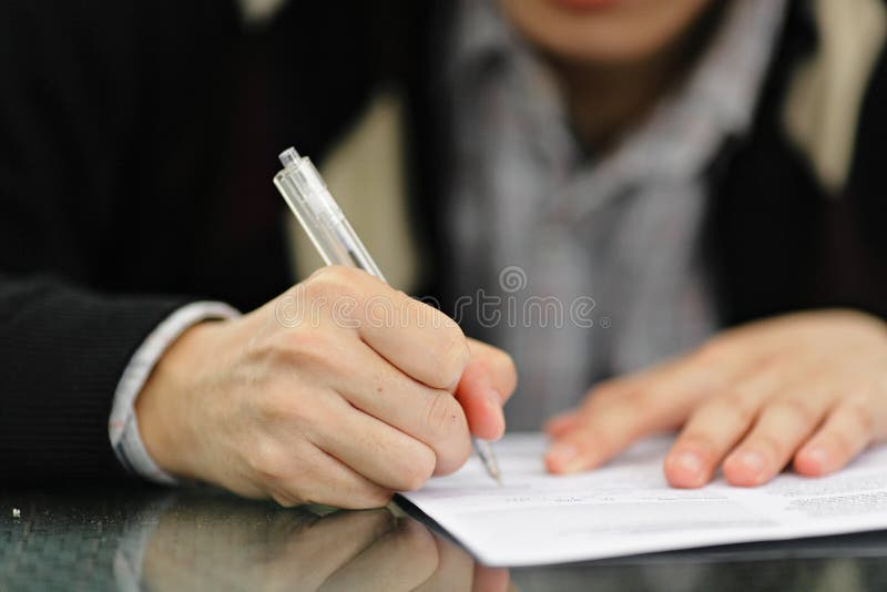 Signing Form stock image. Image of form, contract, choice - 17957903
