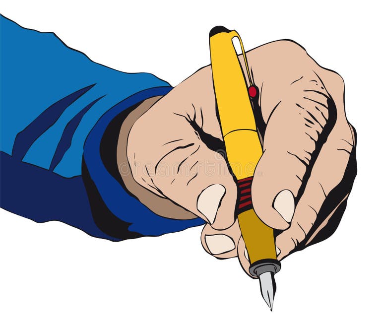 Male Hand Signing Document Stock Illustrations – 1,262 Male Hand ...