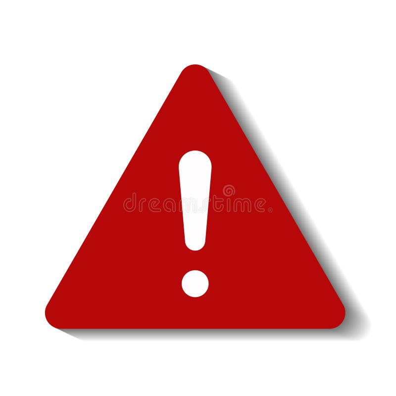 Signo De Advertencia Símbolo De Advertencia Zona De Peligro Símbolo