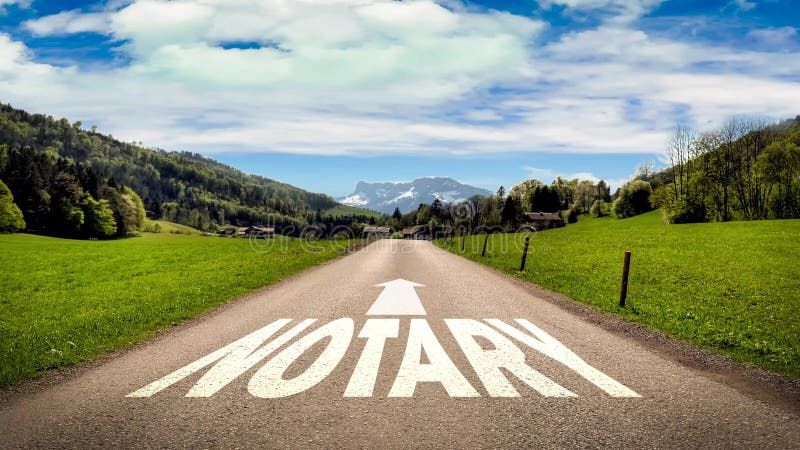 Signo de calle al notario almacen de video. Vídeo de legal - 161095531