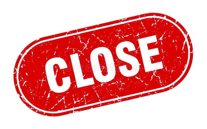 Signo De Cierre. Estampilla De Cierre. Ilustración del Vector ...