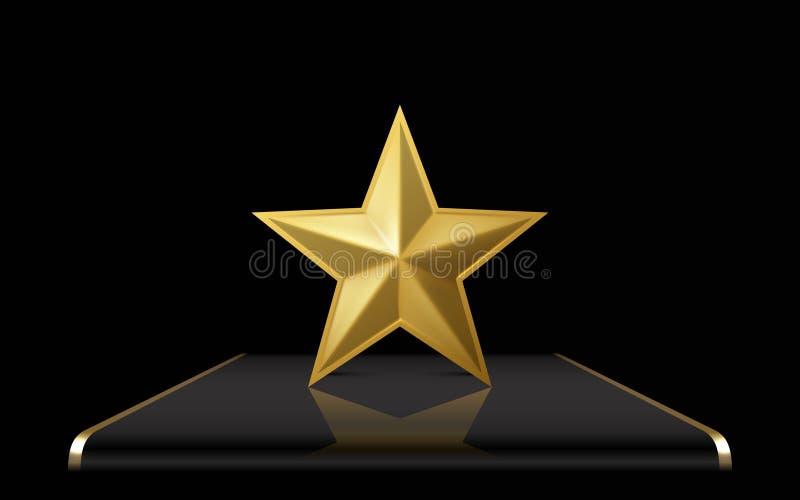 Signo De Oro Del Premio Estrella Mejor Podio. Vector Ilustración del ... Signo De Oro Del Premio Estrella Mejor Podio. Vector Ilustración del ...
