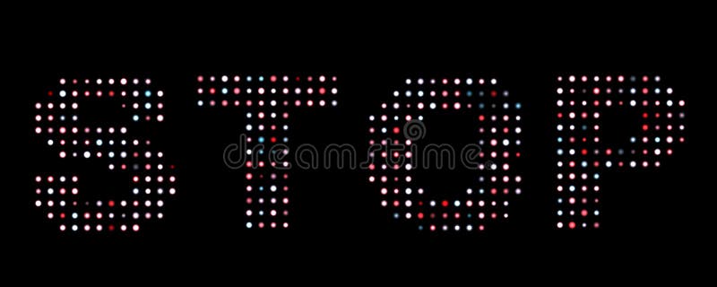 Signo de paro stock de ilustración. Ilustración de blanco - 175657586