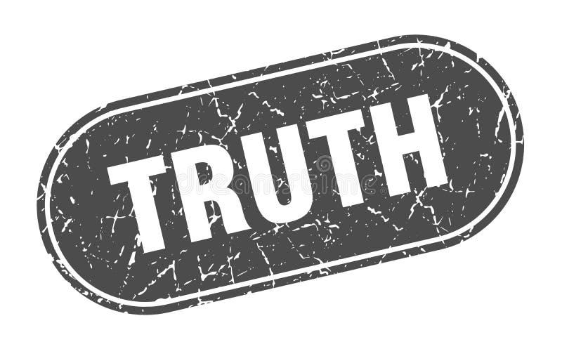 Signo De Verdad. Estampado De Verdad. Ilustración del Vector ...
