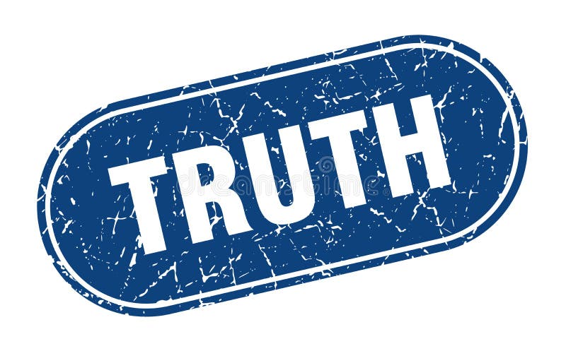 Signo De Verdad. Estampado De Verdad. Ilustración del Vector ...