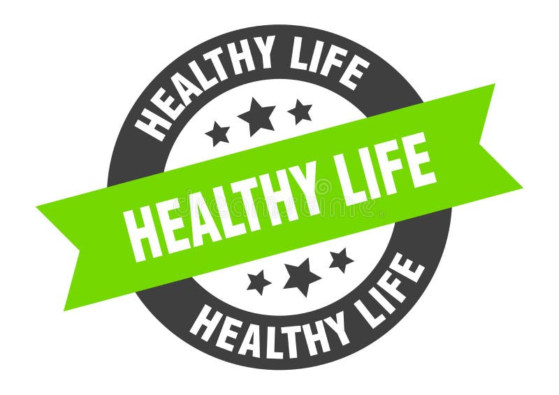 Signo de vida saludable ilustración del vector. Ilustración de aislado ...