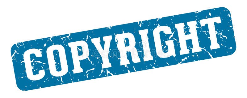 Signo Rectangular De Copyright. Marca De Copyright Ilustración del ...