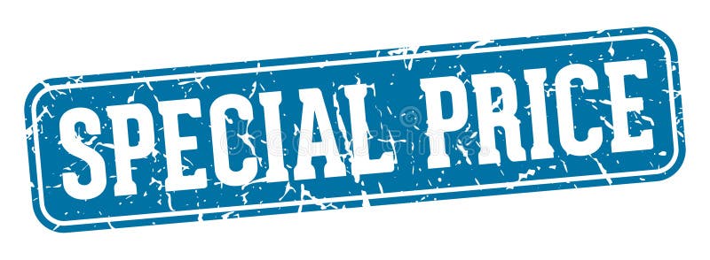 Signo Rectangular De Precio Especial. Marca De Precio Especial ...