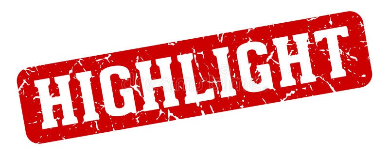 Signo Rectangular De Resaltado. Marca De Resaltado Ilustración del ...