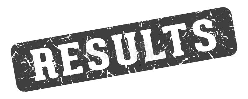 Signo Rectangular De Resultados. Marca De Resultados Ilustración del ...