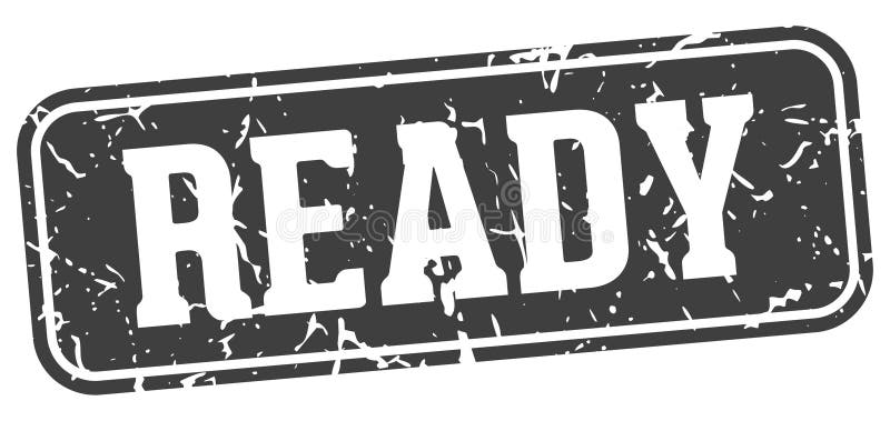 Signo Rectangular Listo. Marca Lista Ilustración del Vector ...