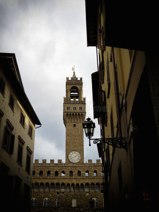 Signoria Palace stock image. Image of blue, european - 47681541