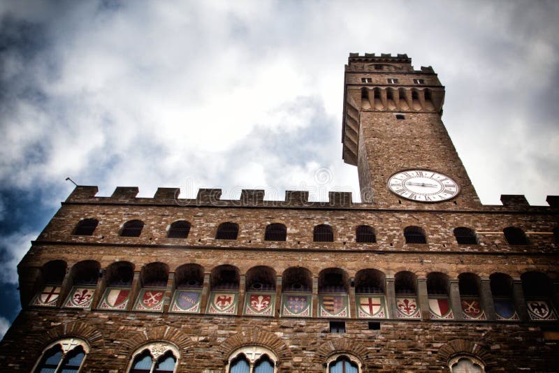 Signoria Palace stock photo. Image of history, medieval - 48094162